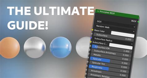 Principled BSDF For Physically Based Rendering In Blender