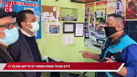 17 yıldır AKPye oy veren esnaf isyan etti Ellerim kırılsın