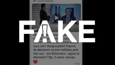 Falso Fake Que V Deo Mostre Fl Vio Dino Como Ministro Defendendo