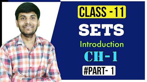 ch 1 part 1 introduction and representation sets class 11 maths maths class 11 sets youtube