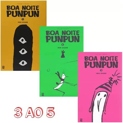 Boa Noite Punpun 3 Ao 5 Mangá Jbc Novo E Lacrado Frete grátis