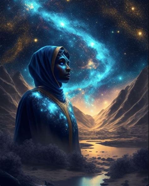 Pin By Ashfaq Wazir On Nft S Afrofuturism Art Capricorn Art Black