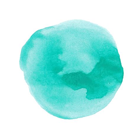 Light Blue Watercolor Circle Onlygfx