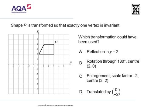 transformations and invariant points higher gcse maths qotw mr barton maths blog