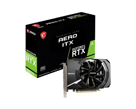 MSI GeForce RTX 3060 Ti AERO ITX 8G OC LHR