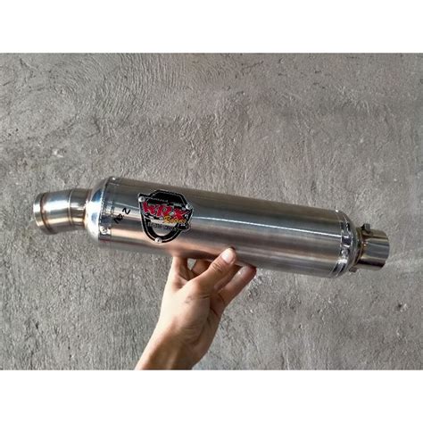 Jual Slincer Knalpot Wrx Bulat Jenong Saringan Full Panjang 25 30 Cm