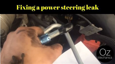 How To Fix Leak In Power Steering Hose