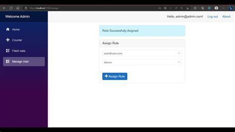 NET 7 Quick Review Assign Role To Registered User On Button Click In