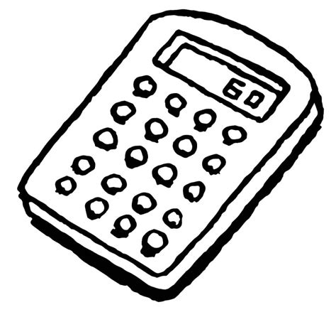 Desenhos De Calculadora 5 Para Colorir E Imprimir ColorirOnline