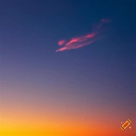 Sunset Sky With Beautiful Clouds On Craiyon
