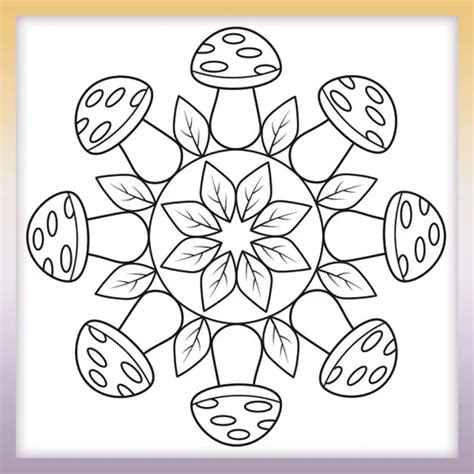 Pilz Mandala Malbucher De