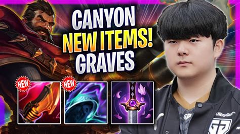 CANYON TRIES GRAVES WITH NEW ITEMS GEN Canyon Plays Graves JUNGLE Vs