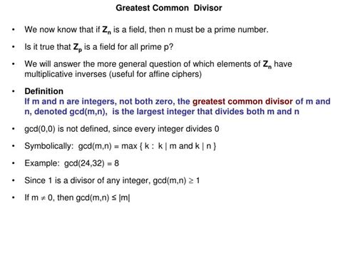 ppt greatest common divisor powerpoint presentation free download id 3426261