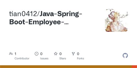 Github Tian Java Spring Boot Employee Management System