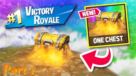 ONE Chest Challenge In Fortnite Part 1 YouTube