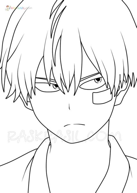 Desenhos De Todoroki Para Colorir 25 Novas Imagens Para Imprimir