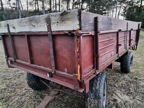 Przyczepa Rolnicza Sztywna Zamiana Taraska OLX Pl