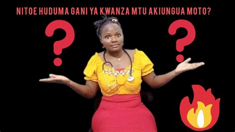 HUDUMA YA KWANZA KWA MTU ALIEUNGUA MOTO NYUMBAN NI IPI YouTube