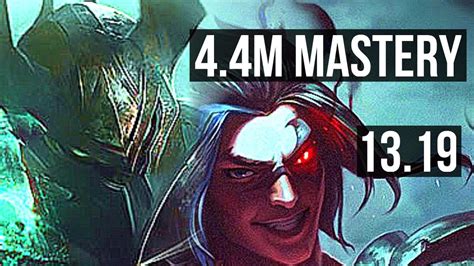 MORDEKAISER Vs KAYN TOP 4 4M Mastery 6 Solo Kills 1000 Games