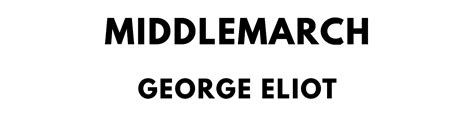 Middlemarch Titlepage
