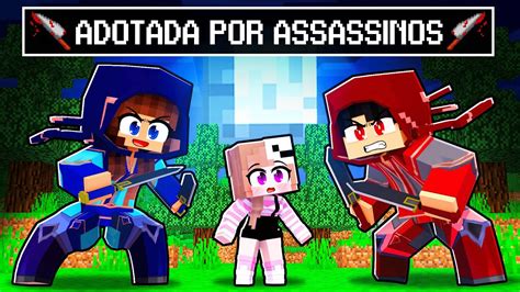 LAYSA Foi ADOTADA Por ASSASSINOS No MINECRAFT YouTube