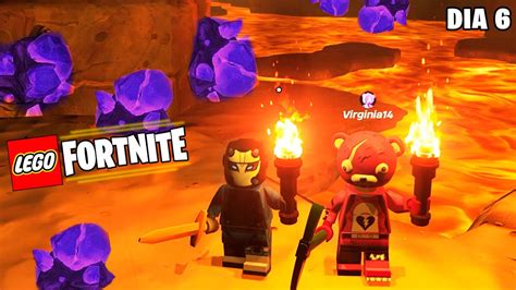 LA CUEVA SECRETA DEL DESIERTO OBSIDIANA Y MINERALES LEGO FORTNITE 6