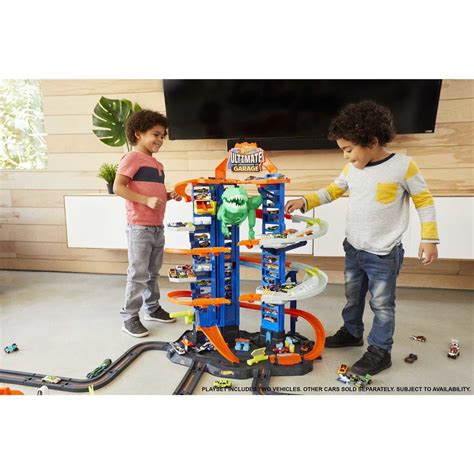 Ultimate Garage Garaje Y Pista Para Coches De Juguete Hot Wheels City