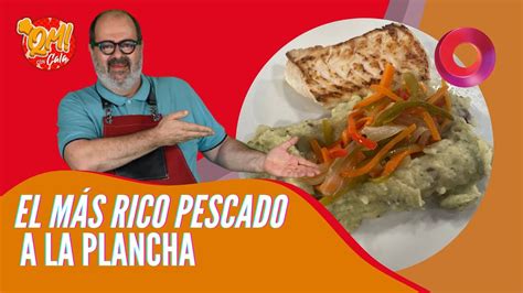 Pescado Blanco A La Plancha Con Escabeche De Vegetales Y Pure De Papa