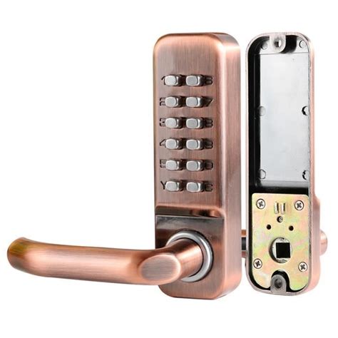 Zerone serrure de porte à clavier Serrure de porte à bouton poussoir
