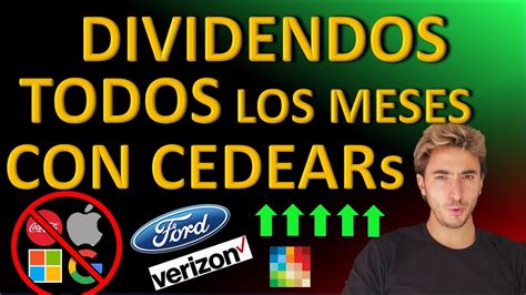 SUELDO PASIVO Con DIVIDENDOS En ARGENTINA Cedears Dividendos YouTube