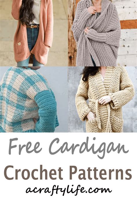 25 Cozy Crochet Cardigan Free Patterns To Make Tips A Crafty Life