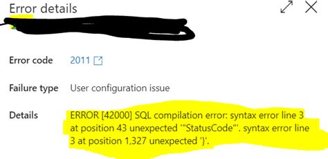 logging details of adf dataflow pipeline error message microsoft qanda