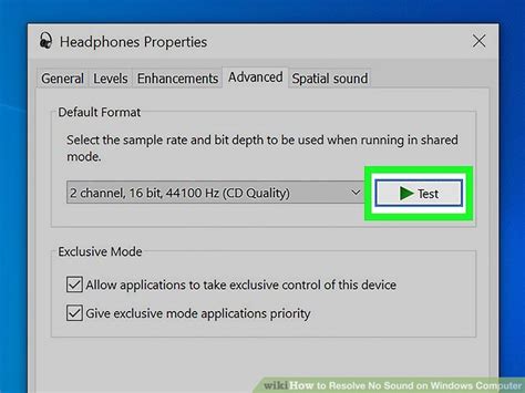 Ways To Resolve No Sound On Windows Computer Wikihow