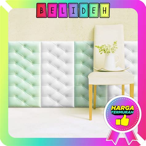 Jual BELIDEH Wallpaper Foam 3D Headboard Bed Wall Sticker Dinding