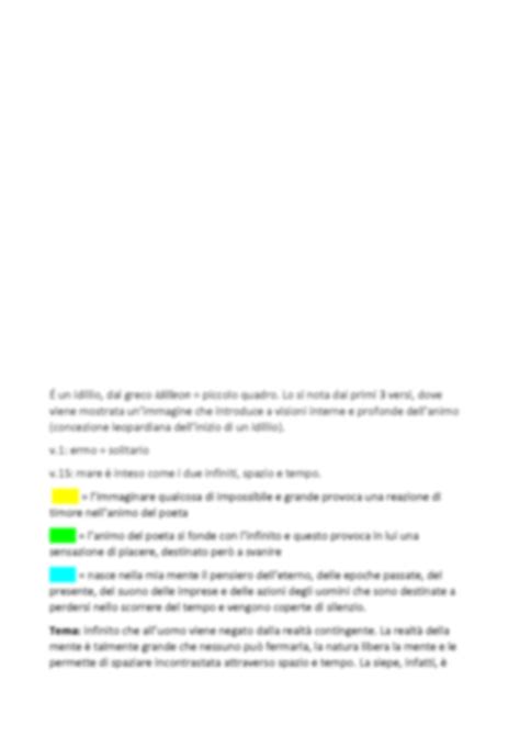 SOLUTION Giacomo Leopardi Infinito Studypool