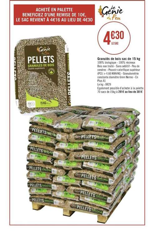Soldes Sac Pellet Leclerc En Stock