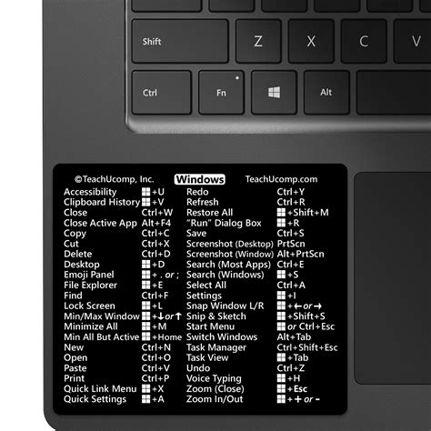 Windows And Keyboard Shortcuts Sticker Teachucomp Inc