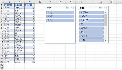 excelでリストを抽出する方法 スライサー【excel・vbaワンポイント解説】 クォーク株式会社
