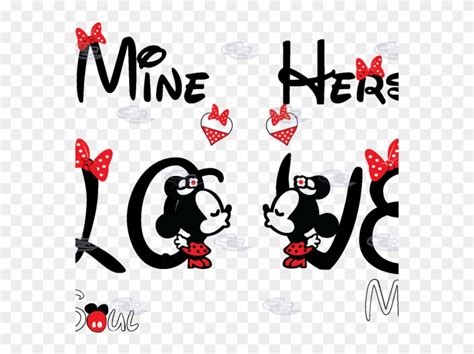 Vector Love Mickey Clipart Minnie Mouse Mickey Mouse I M His Minnie