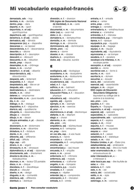 Breve diccionario frances español PDF