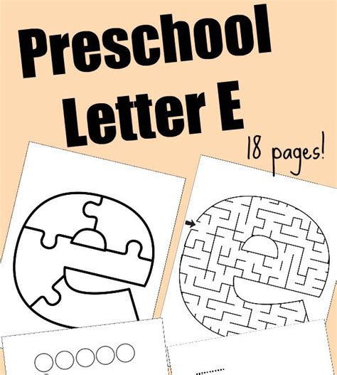 LETTER E PRINTABLES Mommy Is My Teacher Worksheets Library