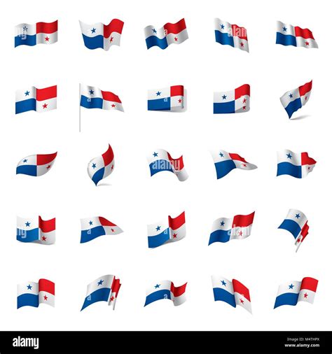 Panama Flag Vector Illustration Stock Vector Image Art Alamy