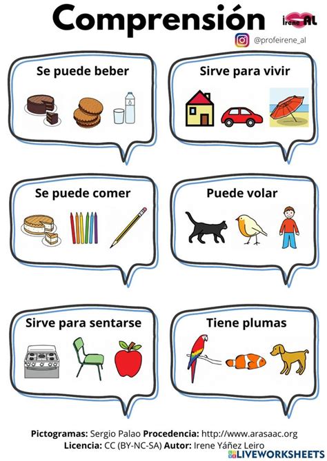 Actividad online de Comprensión para Educación Infantil en 2022