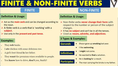 10 Examples Of Finite Verbs Printable Templates Free