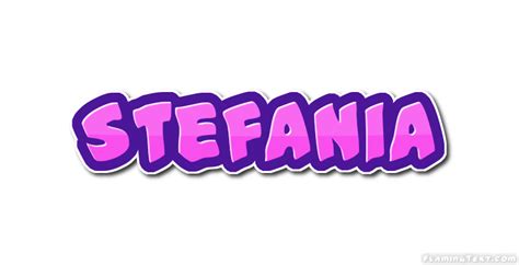 Stefania Logo Free Name Design Tool From Flaming Text