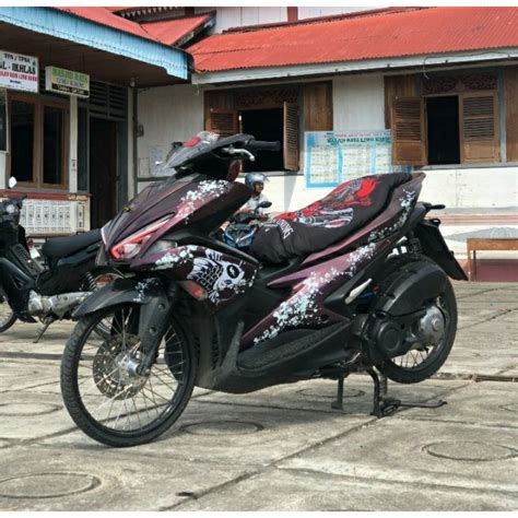 Stripping STICKER YAMAHA AEROX OLD The Latest Transparent KOI FISH