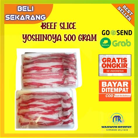 Jual BEEF SLICE YOSHINOYA SHORTPLATE DAGING SAPI SLICE 500 GRAM