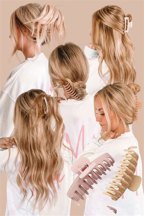 Hair Clip Hairstyles Work Hairstyles Pretty Hairstyles Braided