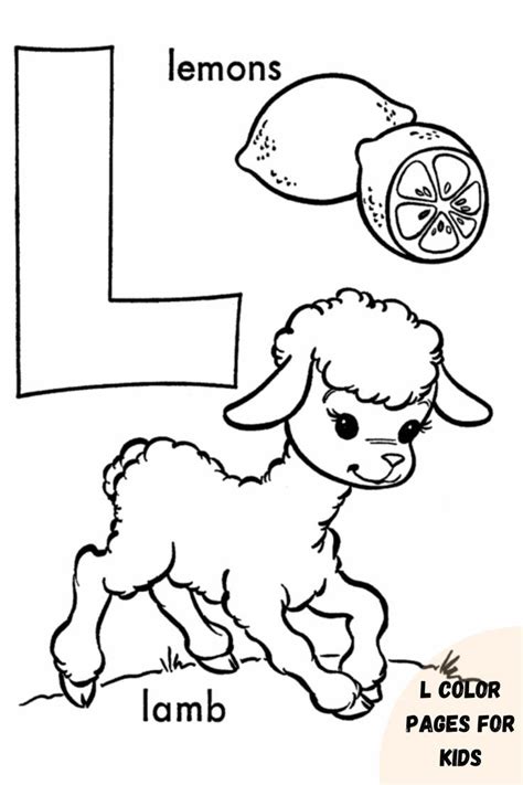 Letter L Worksheets Flash Cards Coloring Pages