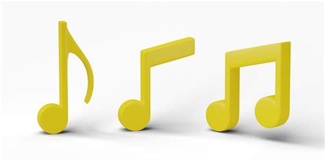 Music Note Isolated On Transparent Background 3D Render 27857391 PNG